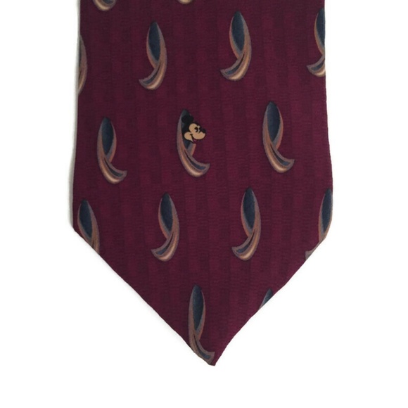 Disney | Accessories | Disney Mickey Mouse Silk Tie | Poshmark